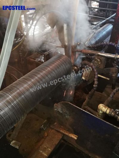 How to Produce the HF Welded Serrated Fin Tube - EPCSTEEL.com