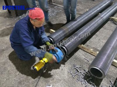 How to Produce the HF Welded Serrated Fin Tube - EPCSTEEL.com